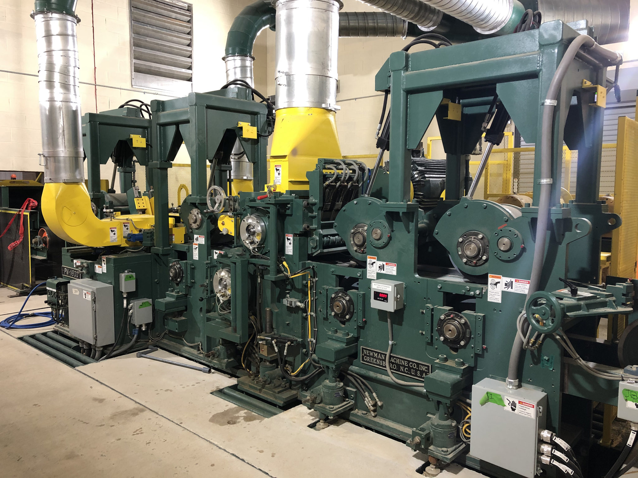 PM-1600 High Speed Planer Matcher - Newman Machine