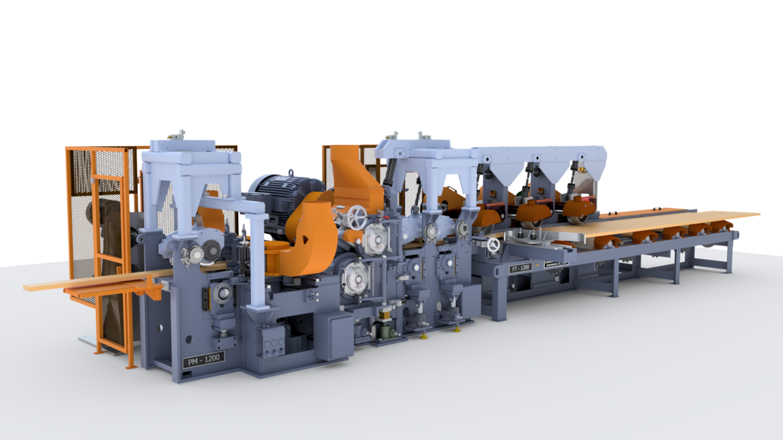 PM-1200 Mid Speed Planer Matcher - Newman Machine